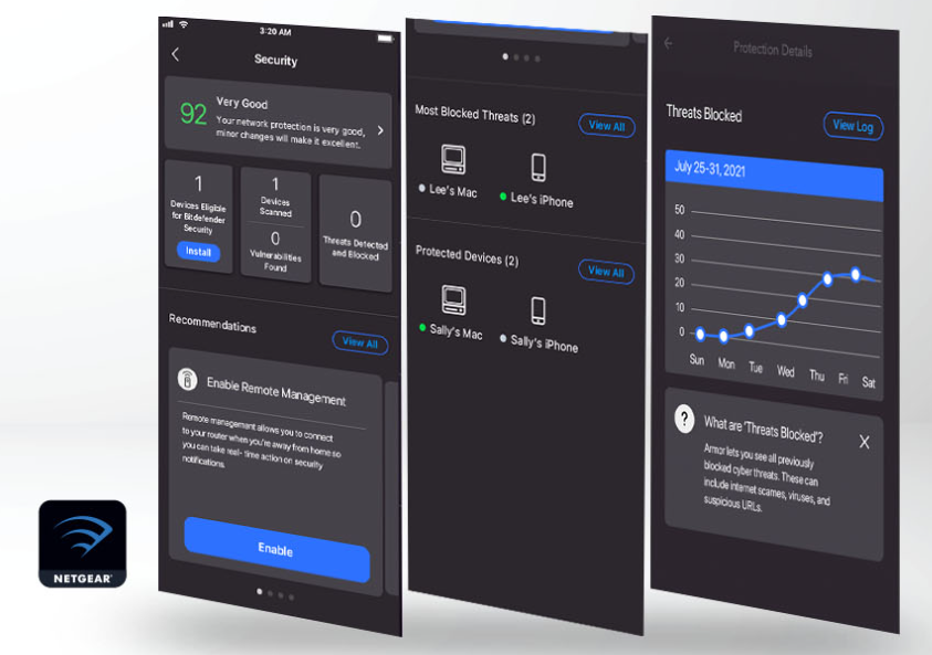 Bộ Phát NETGEAR (MK63S) Nighthawk Mesh Wifi-6 (3-pack) AX1800 Dual-Band ...