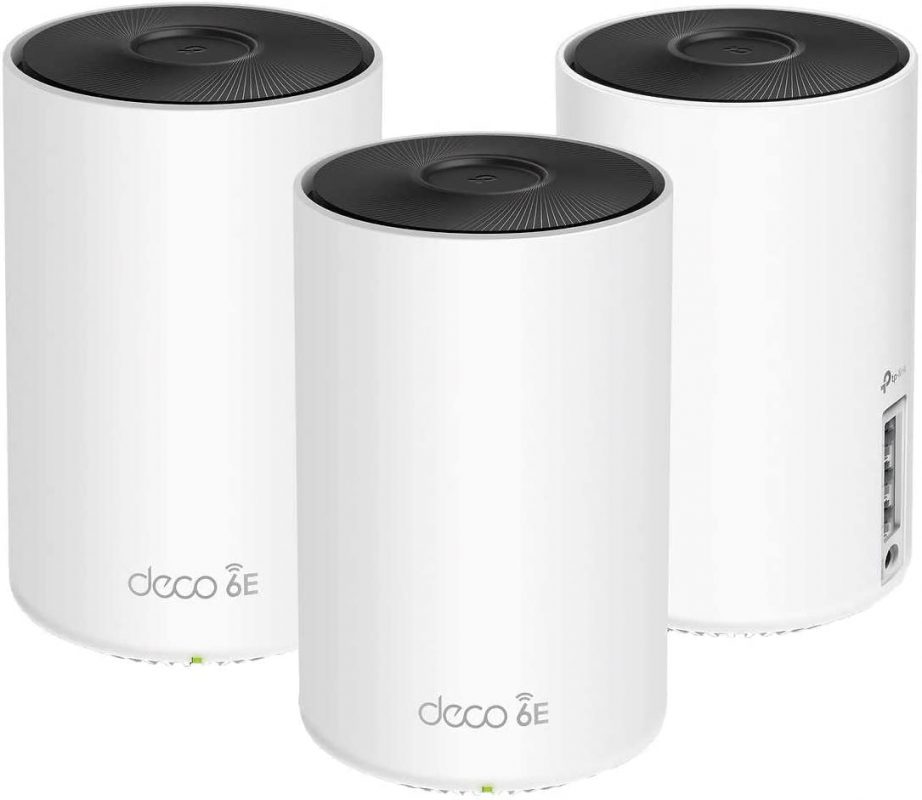 TP-LINK Deco XE5300 AXE5300 Tri-Band Mesh Wi-Fi 6E System 3-Pack